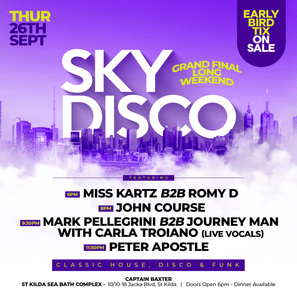 What's On | Live Music & Events | Captain Baxter St Kilda Beach